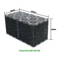 China Columnar Rainwater Harvesting Modules for Urban Development Soakaway Crate Design for sale