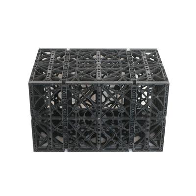 China Black HDPE Underground Rainwater Collection Tank 117L Water Storage Capacity for sale