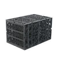China HDPE Stormwater Infiltration Tank Panel 680x450x410mm Underground Water Tank 117L Rainwater Harvesting for sale
