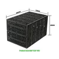 China HDPE Geocellular Stormwater Storage Tank 800x490x530mm 193L Capacity for Sustainable Drainage for sale
