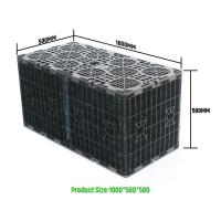 China PP Rainwater Harvesting Storage Tank 1000x500x500mm 232L for Sustainable Collection and Drainage for sale