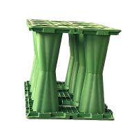China HDPE Stormwater Infiltration Tank 1000x500x500mm 232L Rainwater Storage Module for sale