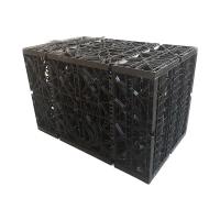 China HDPE PP Stormwater Infiltration Tank 680x450x410mm Rainwater Collection Box 117L for sale