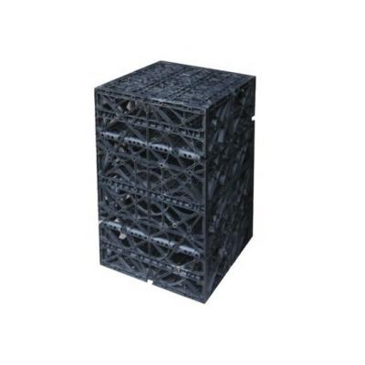 China Black Plastic Geocellular Infiltration Drainage Box For Rainwater Collection for sale