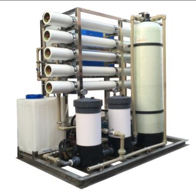 China 220V Touch Screen Seawater Desalination System - 25 Tons/Day Capacity, 5500W Power Consumption for sale