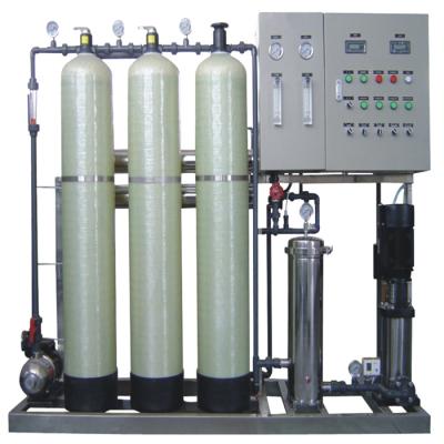 China Three-Tank Water Treatment System with 800L/Hour Capacity and 16-96 Inch Filter Units for Industrial Applications for sale