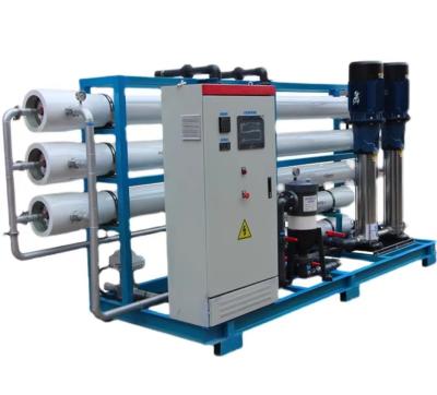 China 150 Tons/Day Seawater Desalination Equipment with Zero Discharge System - Reverse Osmosis Water Treatment Plant for sale