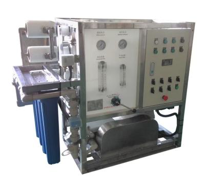 China 15 Tons Per Hour Marine Reverse Osmosis Desalination System with Touch Screen Control for Seawater Treatment for sale