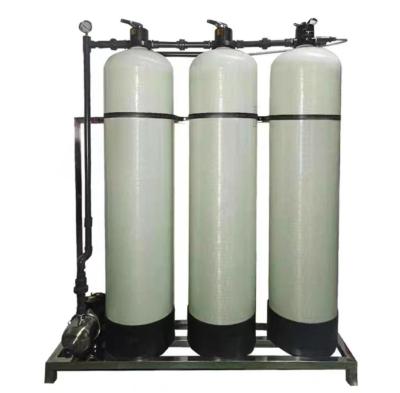 China FRP Filter Tank System with Activated Carbon, Quartz Sand & Manganese Sand Media for Water Pretreatment and Softening for sale