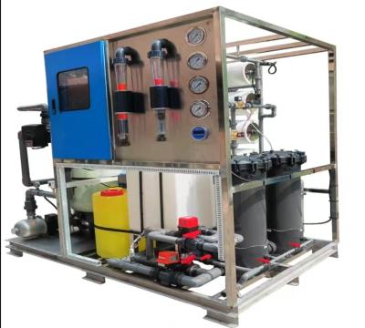 China 50 Tons/Day Brackish Water Filtration System with Reverse Osmosis Technology for Island Water Supply for sale