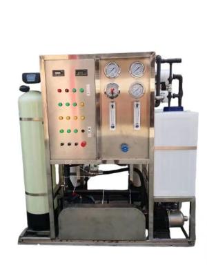 China 25 Tons Skid Mounted Portable Marine Water Desalination Equipment - 5500W Power, 380-440V Industrial Grade for sale