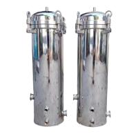 China 4000L/H Sediment and Impurity Precision Filter | Stainless Steel Water Filtration Device 300x350x800mm for sale