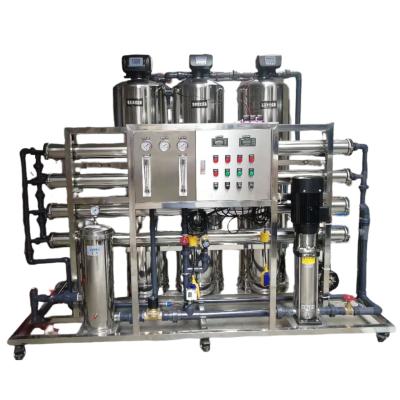 China 2000L/H Industrial Reverse Osmosis Pure Water System for Food Processing 220-380V for sale