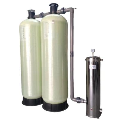 China 6000L Dual Stage Groundwater Filtration Water Treatment System Manual Operation for sale