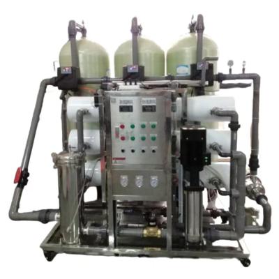 China Refrigeration Reverse Osmosis Brackish Water Filtration System 3000L/H 3000W for Brackish Water Treatment for sale