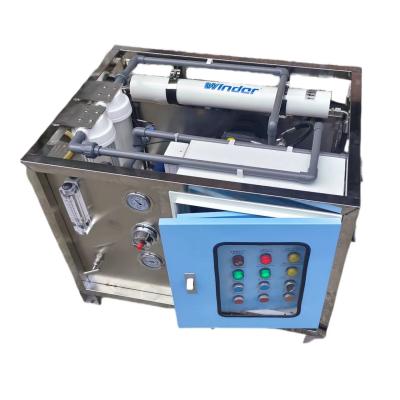 China Industrial Reverse Osmosis Water Treatment System 0.5-1.5 TPD 35-55 MPA for Seawater Desalination for sale