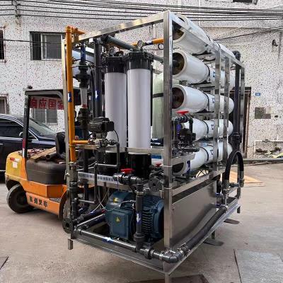 China 1000L/H High Concentration Salt Water Purification Plant | 24T/D Capacity, 7kW Power, ≤700 ppm Output for sale