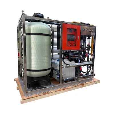 China Three Phase Seawater Desalination System - 24 Tons/Hour Capacity, 6000W Power, 1600×700×1700mm for sale
