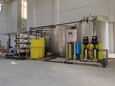 China Industrial Reverse Osmosis Desalination System 10000 GPD 380V 440V for Wastewater Treatment for sale