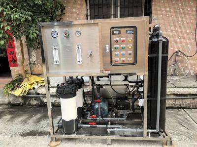 China Semi-automatic Reverse Osmosis Seawater Desalination System for sale