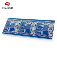China 6 Layer FR4 High Frequency PCB Board Resin Plug Hole Electroplating Filling for sale