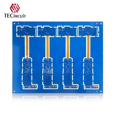 China 1.2mm Thickness 4 Layer Rigid Flexible PCB Printed Circuit Board Immersion Gold 2U