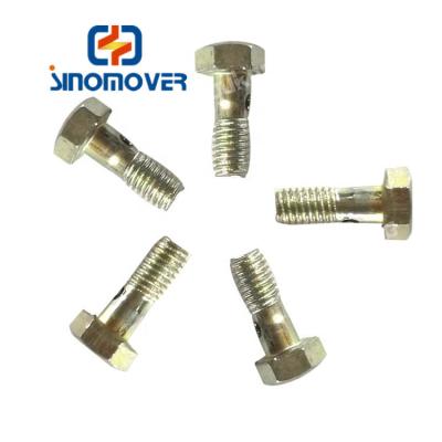 China HOWO Fuel Pump Steel Hollow Screw Bolt VG1500080090 for Sino Truck for sale