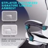 China Customized Color High Back Video Ergonomic Racing Metal Type PC Gaming Chair with Footrest for sale