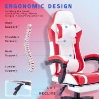China ALINUNU High Back Video Ergonomic Racing PC Gaming Chair with Footrest Customize OEM ODM for sale