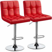 China Modern Bar Furniture ALINUNU Swivel PU Leather Chair for Adjustable Height Barstools for sale