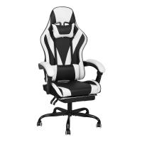China Synthetic Leather High Back Video Ergonomic Racing Gaming Chair with Footrest ALINUNU for sale