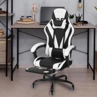 China Synthetic Leather High Back Video Ergonomic Racing Gaming Chair with Footrest ALINUNU for sale