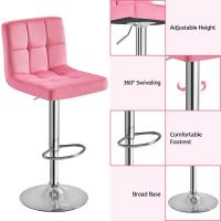 China Adjustable Height and Swivel Function GENUINE LEATHER Bar Stools for Modern Interiors for sale
