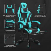 China Modern Design High Back Video Ergonomic Racing Gaming Chair with Footrest Affordable for sale