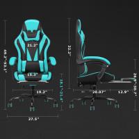 China Modern Design High Back Video Ergonomic Racing Gaming Chair with Footrest Affordable for sale