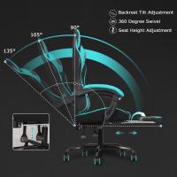 China Modern Design High Back Video Ergonomic Racing Gaming Chair with Footrest Affordable for sale