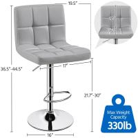 China Commercial Furniture Modern Bar Stools with Adjustable Height and Swivel Function for sale