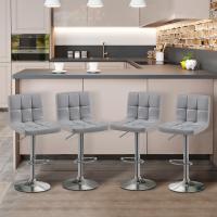 China Commercial Furniture Modern Bar Stools with Adjustable Height and Swivel Function for sale