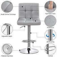 China Commercial Furniture Modern Bar Stools with Adjustable Height and Swivel Function for sale