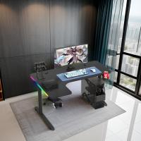 China 1050*700*115mm Sturdy Writing L Shaped Gaming Desk Adjustable Height for Home Office for sale
