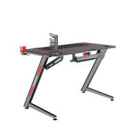 China Customized Boutique Metal Flat Table Gaming Desk with Other Surface Material in Blue for sale