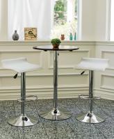 China Height Adjustable Modern Swivel Bar Stools for Home Chairs in PU Leather Material for sale