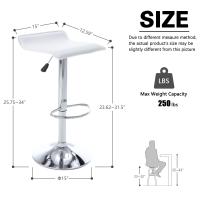 China Height Adjustable Modern Swivel Bar Stools for Home Chairs in PU Leather Material for sale