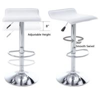 China Height Adjustable Modern Swivel Bar Stools for Home Chairs in PU Leather Material for sale