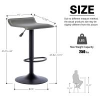 China General Modern Swivel Bar Stools PU Leather Airlift Barstools for Commercial Furniture for sale