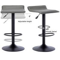 China General Modern Swivel Bar Stools PU Leather Airlift Barstools for Commercial Furniture for sale