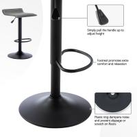 China General Modern Swivel Bar Stools PU Leather Airlift Barstools for Commercial Furniture for sale