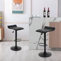 China Customized Color ALINUNU Swivel Bar Stools PU Leather Airlift Bar Chair for Dining Room for sale