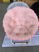 China Folded Round Thickened Folding Recliner Living Room Moon Chair Modern Design Style for sale