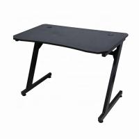China Professional LED Gaming Table PC Desk with Customized Inclined Keyboard Platform for sale